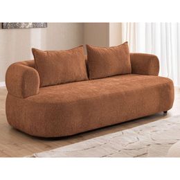 Home Affaire 3-Sitzer &raquo;LUSSAC 3-Sitzer Design-Sofa mit Zierkissen, Ma&szlig;e B/T/H: 202/123/78 cm&laquo; hoher Sitzkomfort und modernes Design, Sofa ohne 