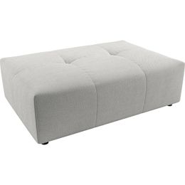 3C Candy Polsterhocker &raquo;Yoshy&laquo; Passend zur Serie Yoshy silber 100% Polyester B/H/T: 120cm x 41cm x 83cm, Struktur