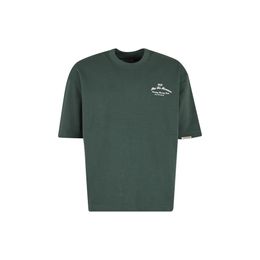 Pas De Monaco Shirt male size S Dark green / White