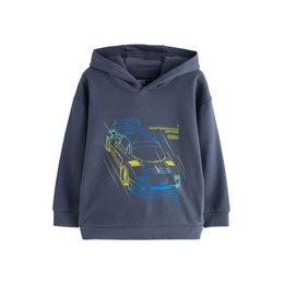 Next Sweatshirt Jungen Gr&ouml;&szlig;e 116 azur / dunkelblau / gelb / neongr&uuml;n