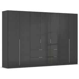 OTTO home Dreht&uuml;renschrank &raquo;Kleiderschrank Schrank Garderobe AGORDO mit Dekor- oder Hochglanzfront&laquo; in zwei Griff-Farben, Breite 315 cm, mit 