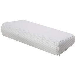 Beco Nackenst&uuml;tzkissen &raquo;Vario&laquo; F&uuml;llung: Komfortschaum Bezug: Polyester 1 Stk. tlg. Zwei unterschiedliche H&ouml;hen und H&auml;rten wei&szlig; B/H/L: 33cm x 11,5cm x 63cm,