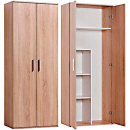 Procontour Mehrzweckschrank &raquo;Schrank Clara&laquo; H&ouml;he 167cm mit variabel verstellbaren Einlegeb&ouml;den braun B/H/T: 64cm x 167cm x 34cm, T&uuml;ren: 2 Stk.