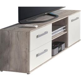 Arthur Berndt Lowboard &raquo;Bente&laquo; 1 Stk. tlg. wei&szlig; Holzwerkstoff B/H/T: 114cm x 51cm x 39cm, 2 Stk., 1 Stk.