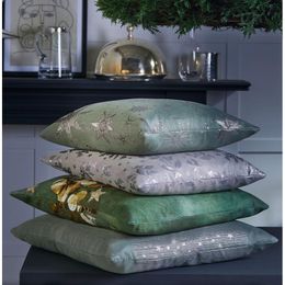 Apelt Dekokissen &raquo;3625&laquo; in Jacquard-Technik, Kissenh&uuml;lle ohne F&uuml;llung, 1 St&uuml;ck grau Polyester, Viskose B/L: 40cm x 40cm, 1 Stk.