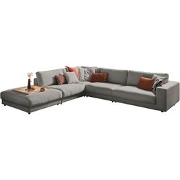 3C Candy Ecksofa &raquo;Enisa II, bequem und komfortabel, gro&szlig;es Familiensofa, L-Form&laquo; incl. 3 Flatterkissen, wahlweise mit Flecken-Schutz-Bezug Easy care 