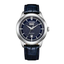 Citizen Damen Solaruhr &raquo;Eco-Drive Classic ( C7 Design)&laquo; Armbanduhr, Herrenuhr, Lederarmband, analog, Big Date Einheitsgr&ouml;&szlig;e