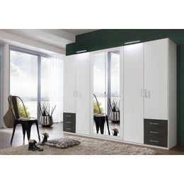 wimex Kleiderschrank &raquo;F&uuml;gen&laquo; wei&szlig; B/H/T: 270cm x 208cm x 58cm, Schubladen: 6 Stk. T&uuml;ren: 6 Stk.