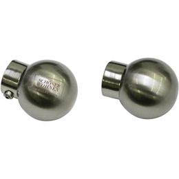 Sch&ouml;ner Wohnen Kollektion SCH&Ouml;NER WOHNEN-Kollektion Gardinenstangen-Endst&uuml;ck &raquo;Kugel f&uuml;r &Oslash; 20 mm&laquo; Serie Einzelprogramm Leon &Oslash; 20 mm silber 2 Stk.