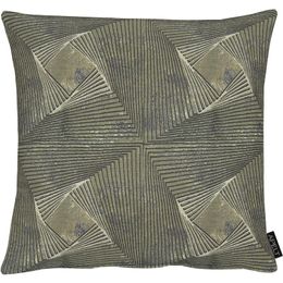 Apelt Dekokissen &raquo;1307&laquo; Kissenh&uuml;lle ohne F&uuml;llung, 1 St&uuml;ck grau Polyester B/L: 46cm x 46cm, 1 Stk.