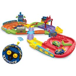 Vtech Autorennbahn &raquo;Tut Tut Baby Flitzer - RC Autorennbahn&laquo; mit Soundeffekt; inkl. RC-Flitzer und motorisierter Rennwagen bunt Einheitsgr&ouml;&szlig;e Autorennbahn