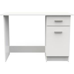 Demeyere Group Schreibtisch &raquo;Osiris&laquo; Schreibtisch 1Turig 1 Schublade wei&szlig; B/H/T: 108,4cm x 75cm x 44,8cm