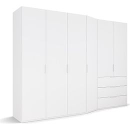 Rauch Dreht&uuml;renschrank &raquo;Kleiderschrank Schrank Garderobe W&auml;scheschrank WAVE&laquo; Breiten 247/297 cm, H&ouml;he 222 cm, inkl. SOFT-CLOSE-FUNKTION, in 2 
