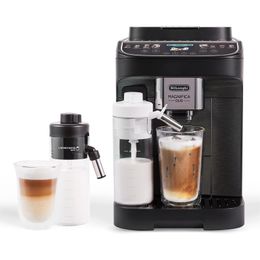 De'Longhi De'Longhi Kaffeevollautomat &raquo;MAGNIFICA DUO ECAM330.80.BXB - 20 Rezepte, hei&szlig;er & kalter Milchschaum&laquo; Cold Brew Funktion, 2,4" TFT-Display, 2 