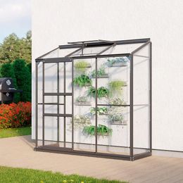 Vitavia Anlehngew&auml;chshaus &raquo;Styx 1300&laquo; grau B/H/T: 65cm x 192cm