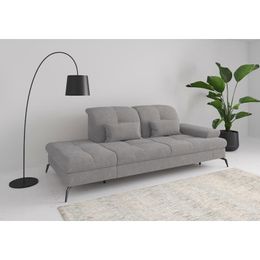 Sit & More sit&more Recamiere &raquo;Amica, inkl. Sitztiefenverstellung und Armteilverstellung&laquo; wahlweise mit Kopfteilverstellung und Stauraum grau 100% Polyester B/H/