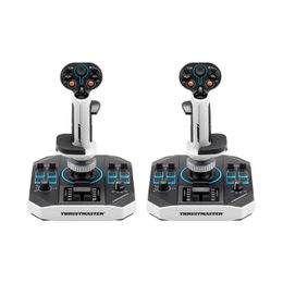 Thrustmaster Simulations-Controller &raquo;Sol-R 2 HOSAS Space Sim Duo&laquo; schwarz-wei&szlig; IKONISCHES DESIGN: Beleuchteter Joystick in einem Design, das von den gr&ouml;&szlig;ten 
