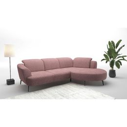 Sit & More sit&more Ecksofa &raquo;Zoe&laquo; ink.Sitztiefenverstellung, wahlweise mit Kopfteilverstellung lila 100% Polyester B/H/T: 309cm x 87cm x 199cm, Chenille, 