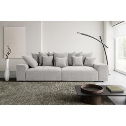 WERK2 Big-Sofa &raquo;Maxi 290 cm B modern und bequem&laquo; Struktur, XXL grau 100% Polyester B/H/T: 290cm x 78cm x 132cm, Struktur