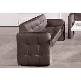 exxpo - sofa fashion 2-Sitzer &raquo;Barista, modern und bequem, hoher Sitzkomfort&laquo; moderne Sitz- und R&uuml;ckenverarbeitung, frei im Raum stellbar braun B/H/T: