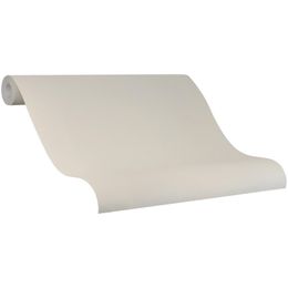 Gl&ouml;&ouml;ckler Vliestapete uni moderne Tapete f&uuml;r Wohnzimmer Schlafzimmer K&uuml;che beige Vlies B/L: 0,7m x 10,05m, Rollen: 1