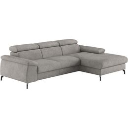 COTTA Ecksofa &raquo;Kitty L-Form, B: 242 cm&laquo; mit Kopfteilverstellung, optional Schlaffunktion & Bettkasten 94% POLYESTER (PES) 6%POLYAMID (PA) B/H/T: 244cm