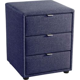 Jockenh&ouml;fer Nachtkonsole &raquo;Lore&laquo; blau B/H/T: 53cm x 45cm, 3 Stk.