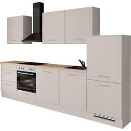 IMPULS K&Uuml;CHEN K&uuml;chenzeile &raquo;"Kopenhagen", Ausrichtung w&auml;hlbar, Schubk&auml;sten mit Soft-Close&laquo; Set, vormontiert, wahlweise mit E-Ger&auml;ten, Breite 300 cm 