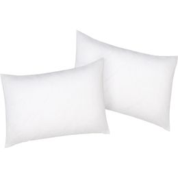 bellana Kissenbezug &raquo;Mako-Jersey-Exclusiv&laquo; aus reiner Baumwolle wei&szlig; Baumwolle, Obermaterial: 100% Baumwolle B/L: 60cm x 40cm, 2 Stk., Baumwolle