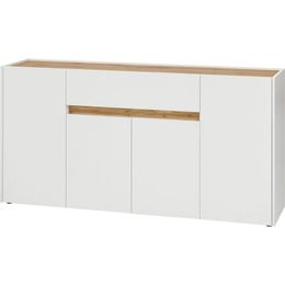 Home Affaire Sideboard &raquo;City/Giron&laquo; Breite ca. 170 cm wei&szlig; B/H/T: 170cm x 84cm x 40cm, 1 Stk., 4 Stk.