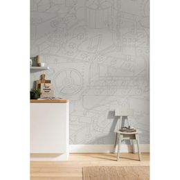 Komar Fototapete &raquo;Vlies Fototapete - Doodle Factory - Gr&ouml;&szlig;e 200 x 250 cm&laquo; Motiv bedruckt glatt Vlies B/L: 2m, Rollen: 1