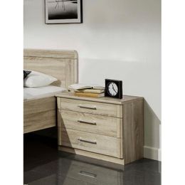 Wiemann Nachtkonsole &raquo;Meran&laquo; vormontiert beige Holzwerkstoff B/H/T: 60cm x 50cm x 37cm, 3 Stk.