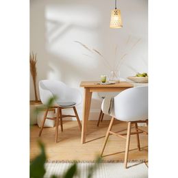 GUTMANN FACTORY Aufbewahrungskorb &raquo;Borgholm&laquo; mit Oberkante und Griffen aus Bambus (3er-Set) beige Kunststoff B/H/T: 30cm x 30cm