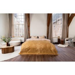 Kayori Bettw&auml;sche &raquo;Gassho&laquo; 2 Stk. Bio-Baumwolle-Flanell beige Flanell, Obermaterial: 100% Baumwolle B/L: 135cm x 200cm, 1 Stk., 1 Stk., Flanell, B/L: 