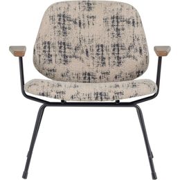 Woood Loungesessel &raquo;Aure mit Olly-Gewebtem Bezug und Armlehnen B 69 x T 64 x H 69 cm&laquo; Sehr hohe Verschlei&szlig;festigkeit, Tragkraft 120 kg unregelm&auml;&szlig;iges 