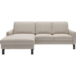 Home Affaire Ecksofa &raquo;Lecce, L-Form, Federkernpolsterung, Breite 224 cm&laquo; inkl. saugroboterfreundliche H&ouml;he & schmale Armlehnen beige 100% Polyester B/