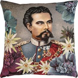 Pad Dekokissen &raquo;LEGEND&laquo; Die Legenden deiner Couch grau Obermaterial: 50% Baumwolle, 45% Polyester, 5% Polyacryl B/L: 45cm x 45cm, 1 Stk.