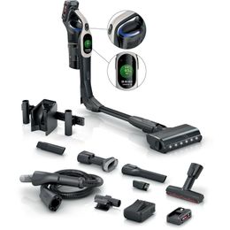 Bosch Akku-Stielstaubsauger &raquo;BTS1042GQC&laquo; Display, Knickrohr, HEPA-Filtersystem, Schnellladeger&auml;t, 2 Akkus, grau schwarz Einheitsgr&ouml;&szlig;e Akku-