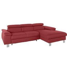 COTTA Ecksofa &raquo;Komaris L-Form,B:244cm, inkl. Kopfteilverstellung, Wellenunterfederung&laquo; optional mit Schlaffunktion und Bettkasten, plus opt. LED 