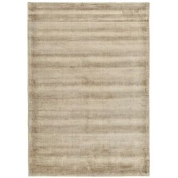 Tom Tailor HOME Teppich &raquo;Shine uni&laquo; rechteckig 8 mm H&ouml;he Handwebteppich, 100% Viskose, handgewebt, mit elegantem Schimmer braun Viskose B : 250cm 1 