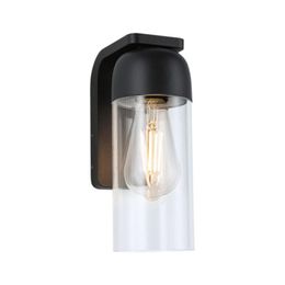 Paulmann Au&szlig;en-Wandleuchte &raquo;Lantea IP44 91x144mm max. 15W 230V Anthrazit Aluminium&laquo; E27 1 Stk. grau 1, H: 23,7cm, 1 Stk.