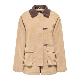 Only Jacke 'ONLAggie' Damen Gr&ouml;&szlig;e XL beige / braun Sommerjacke