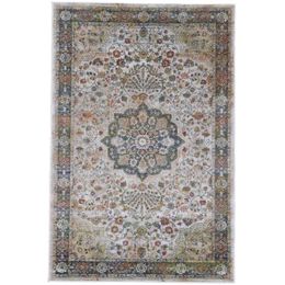 CarpetFine Teppich &raquo;Vintage Lindo&laquo; rechteckig 8 mm H&ouml;he Orient Vintage Look, Wohnzimmer braun Polypropylen (PP) B : 120cm 1 Stk., 8mm, L: 170cm