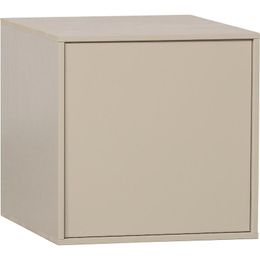 Woood Schrankaufsatz &raquo;Daily Aufsatz f&uuml;r den passenden Mehrzweckschrank&laquo; Push-to-Open-Funktion, H&ouml;he 50 cm, Breite 50 oder 100 cm beige Holzwerkstoff B