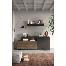 Home Affaire Sideboard &raquo;Freedom&laquo; Breite 199 cm mit 2 T&uuml;ren und 3 Schubk&auml;sten (in verschiedenen Farben) braun B/H/T: 199cm x 82cm x 42cm, 3 Stk., 2 Stk
