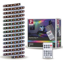Paulmann LED-Streifen &raquo;Dynamic Rainbow RGB 1,5m 3W 60LEDs/m 5VA&laquo; 1 Stk.-flammig wei&szlig; Dioden 300 Stk. Flammen 1 Stk., Gesamtl&auml;nge 6,72m