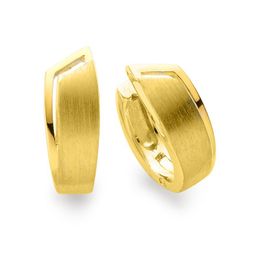 Bruno Banani Damen Paar Creolen &raquo;Schmuck Geschenk Silber 925 Ohrschmuck Ohrringe&laquo; gold Silber 925 (Sterlingsilber)