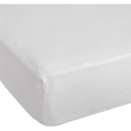 Good Morning Spannbettlaken &raquo;Molton&laquo; Molton, Rundumgummi, Baby, bis 20cm Matratzenh&ouml;he wei&szlig; Molton, Obermaterial: 60% Polyester, 40% Baumwolle B/L: 