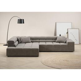 Home Affaire Ecksofa &raquo;Ancona, Ecksofa, incl. Kopfteilverstellung, Breite 319 cm, L-Form&laquo; wahlweise motorische Sitztiefenverstellung, auch in Cord + 