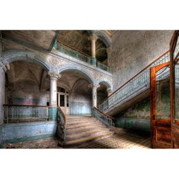 papermoon Fototapete &raquo;Verlassenes Krankenhaus Beelitz&laquo; bunt Vlies B/L: 3m x 2,23m, Bahnen: 6 Stk.